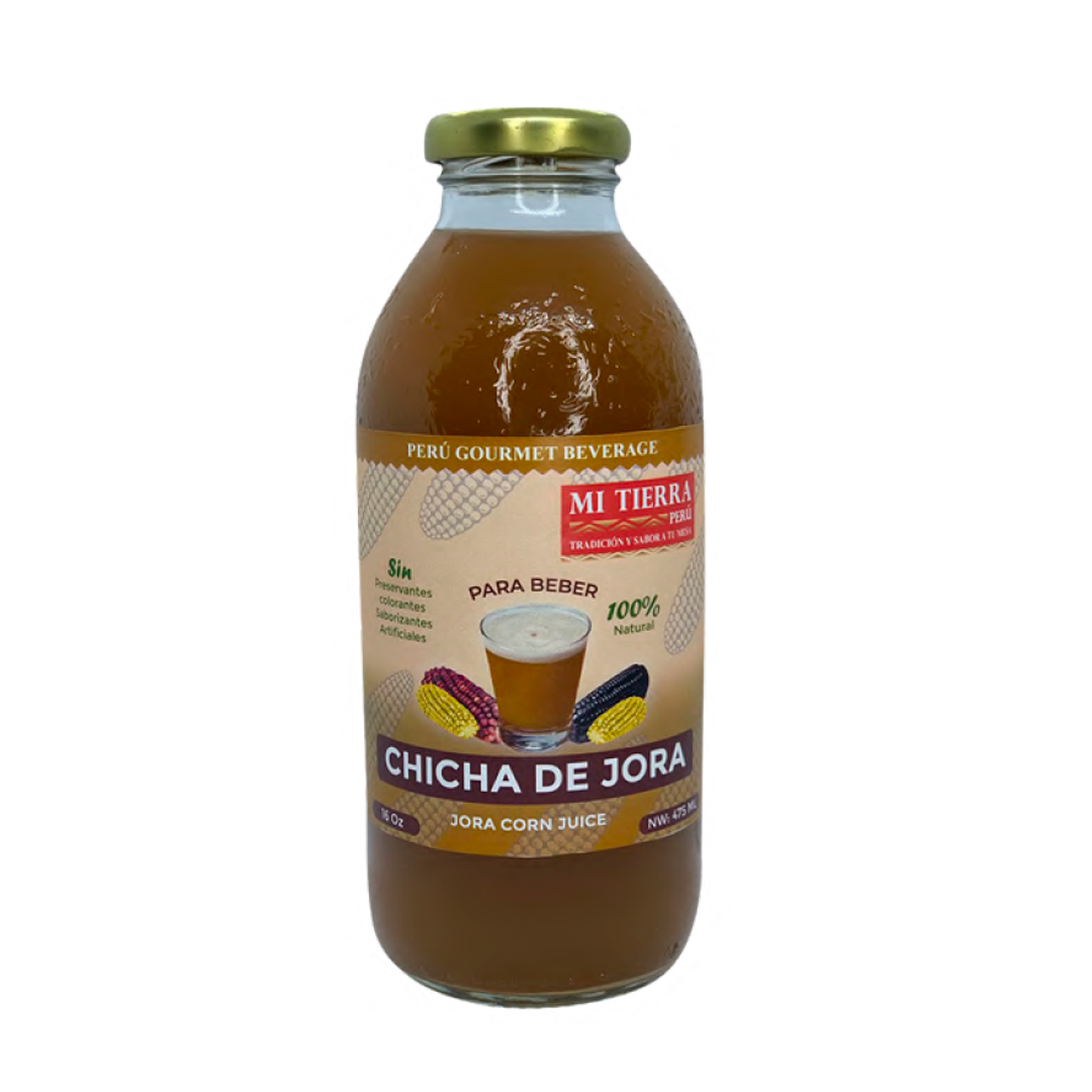 Chicha de Jora para beber (12 Botella x 475ml) – Mi Tierra Perú